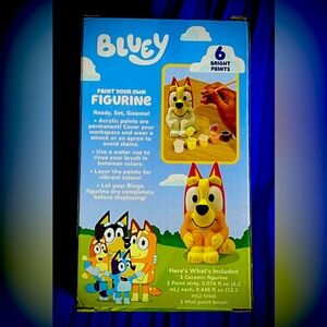 Toys | Bluey Paint Your Own Bingo Figurine Paintable Ceramic Bingo ...